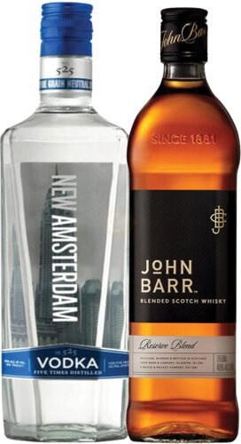 Combo: New Amsterdam Vodka | John Barr 3x1.75L Ea. - Empire Merchants ...