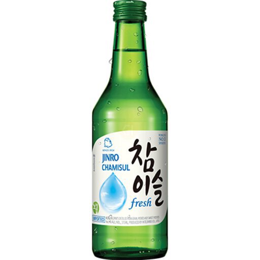 Jinro Chamisul Fresh Soju 375ML - Twin Liquors