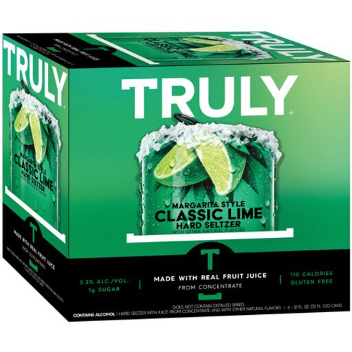 TRULY Hard Seltzer Classic Lime Margarita Style 12OZ - Curtis Liquors
