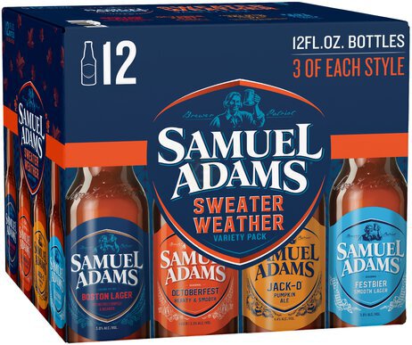 Samuel Adams Sweater Weather Seasonal Variety Pack 12OZ - chansky super ...