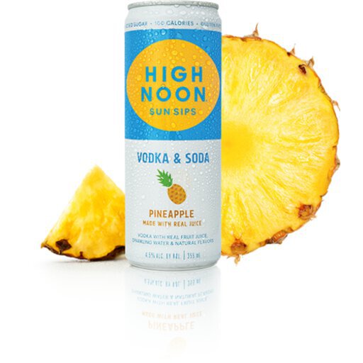 HIGH NOON PINEAPPLE VODKA & SODA 4PK 12OZ - Cape Cod Package Store Fine ...