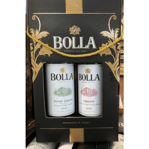 Bolla Chianti & Pinot Grigio Gift Set - Big Value Wines and Spirits New ...