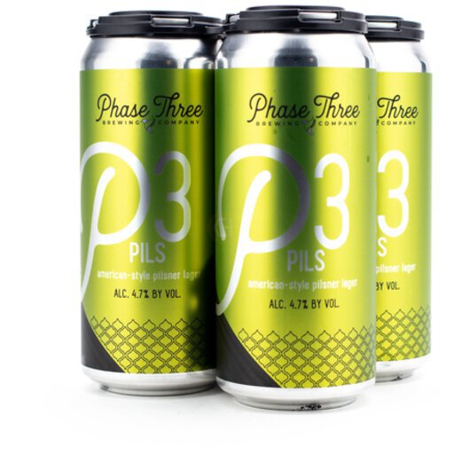 Phase Three Brewing Company P3 Pils 16OZ - Garfield's Beverage Warehouse