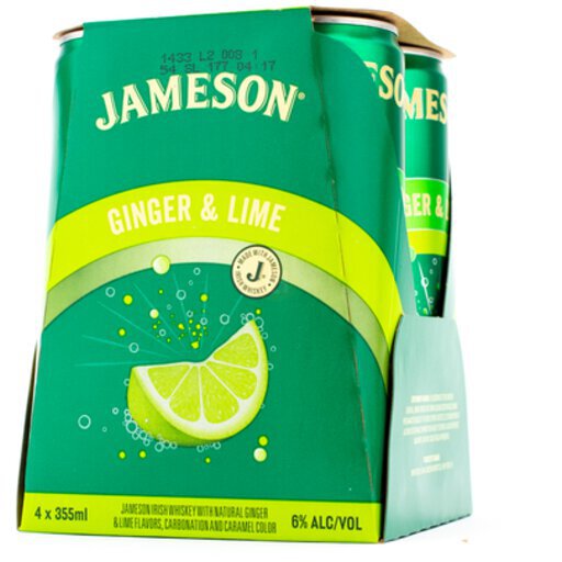 Jameson Ginger & Lime RTD 355ML - Wine & Liquor Store | Pequa Spirits ...