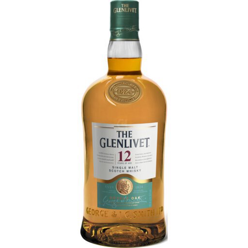 The Glenlivet 12 Year Old Single Malt Scotch Whisky 50ML - Fine wine ...