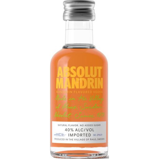 Absolut Mandrin Vodka 50ML - Beer, Wine, and Liquor Superstore. MEGA-BEV