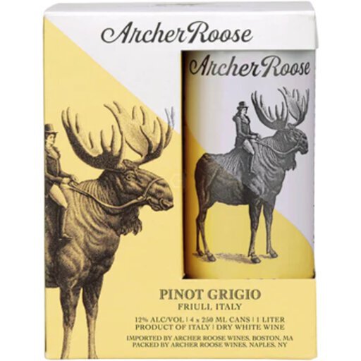 Archer Roose Pinot Grigio Canned Wine 250ML - A&D Wines - Buy Rite ...