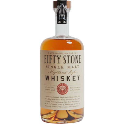 Maine Distilling Company Fifty Stone Single Malt Whiskey - Marty's Fine ...