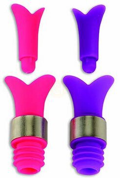 Silicone Wine Pourer with Stopper - Zipps Liquor