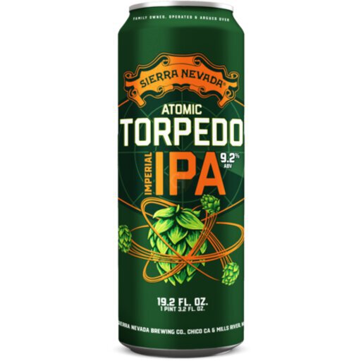 Sierra Nevada Atomic Torpedo IPA Cans - HILLS WINE & SPIRITS San Diego ...
