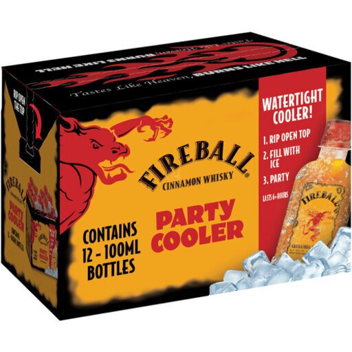 Fireball 12 Pack Cooler Boots - Spirits Unlimited