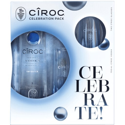 Ciroc Celebration Pack Gift Set With Glasses - Bay Plaza Liquor ...