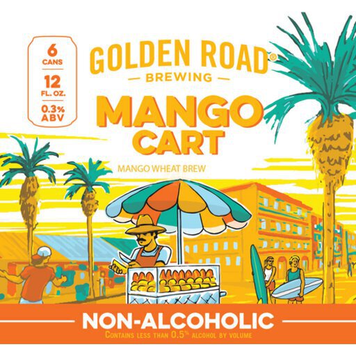Golden Road Mango Cart Ale NA 12OZ - Randall's