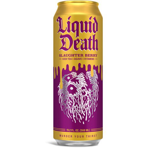 Liquid Death Berry Tea 19.2OZ - Beer, Wine, and Liquor Superstore. MEGA-BEV