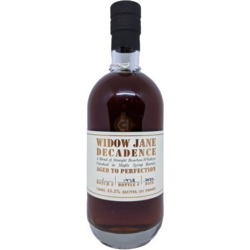 WIDOW JANE BOURBON DECADENCE MAPLE SYRUP BBL FINISH - Molly's Spirits