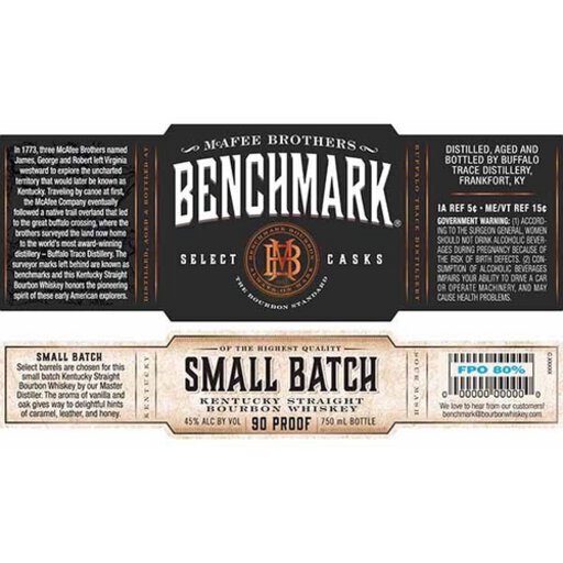 Benchmark Small Batch Bourbon - Belmont Beverage and Chalet Party Shoppes