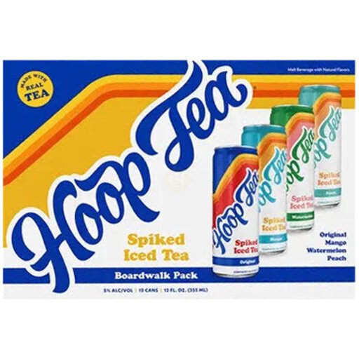 Hoop Tea Spiked Ice Tea Variety Pack 12OZ - Spirits Unlimited