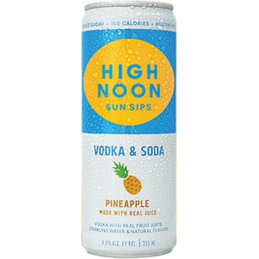 HIGH NOON PINEAPPLE 25OZ CAN WITH RESEALABLE TOP - Wines and More ...