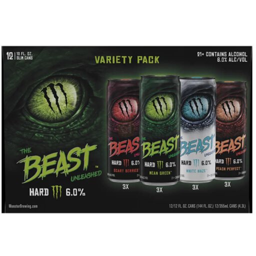 Monster Beast Unleashed Variety 12 Pack - Liquor World Las Vegas